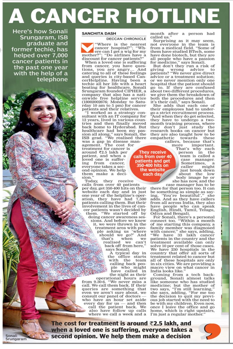 Helping Cancer patients |Hotline | CION Cancer Clinics